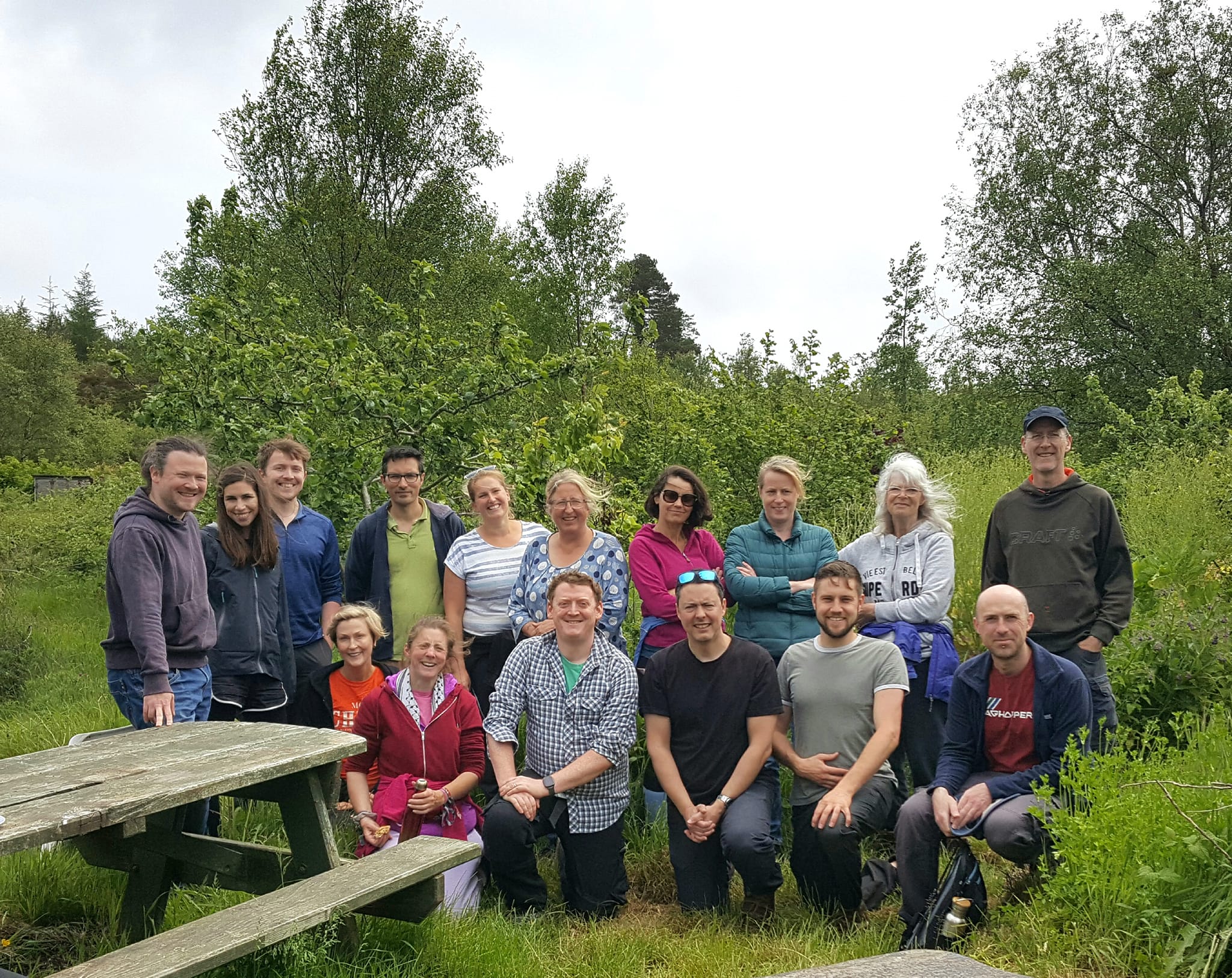 Helping in the woodland at Carraig Dúlra Organic and Permaculture Farm