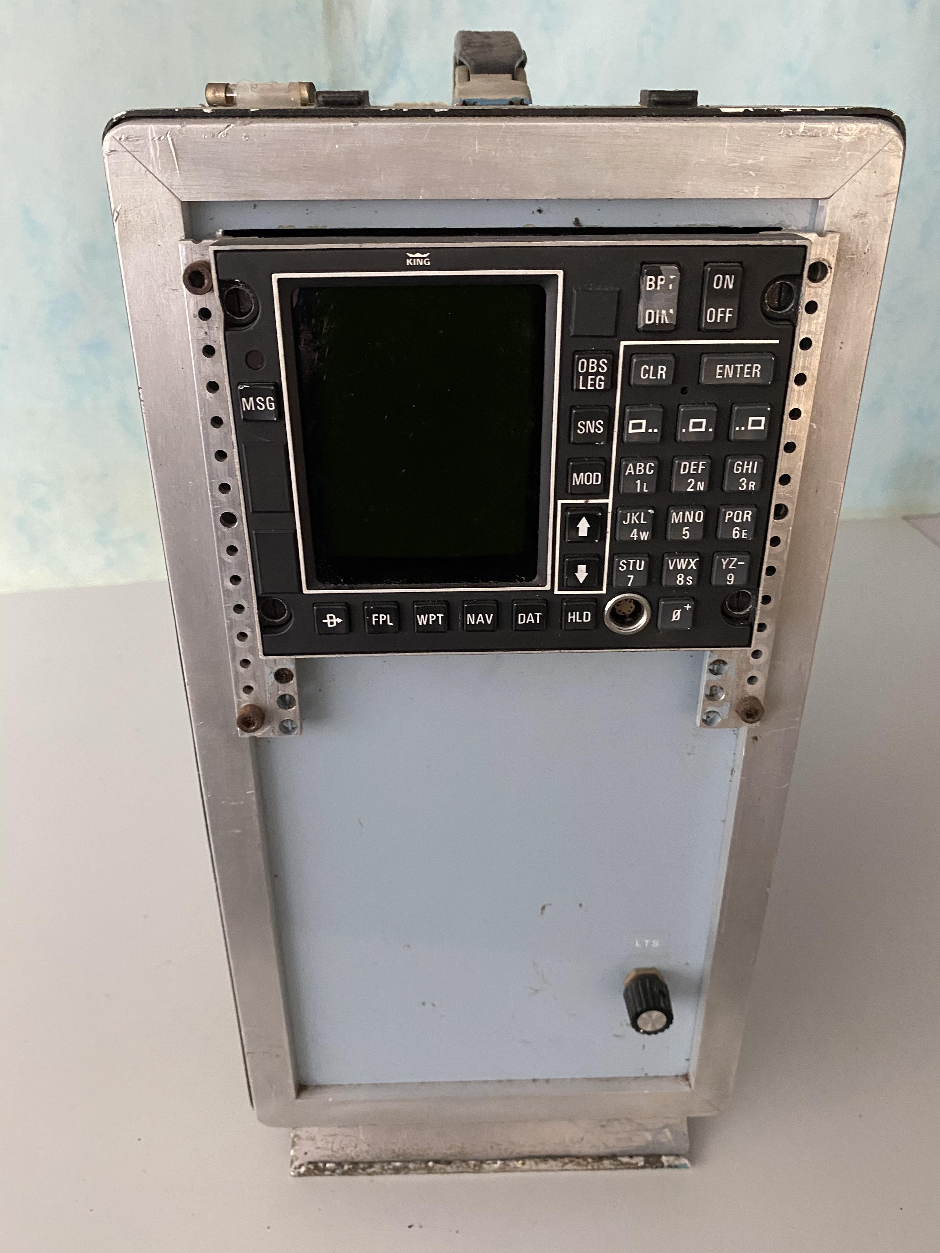 King Control display unit KCU 567 in testbox