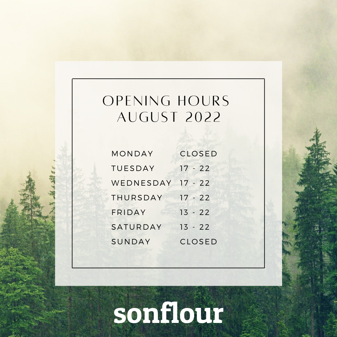 Opening Hours in August
