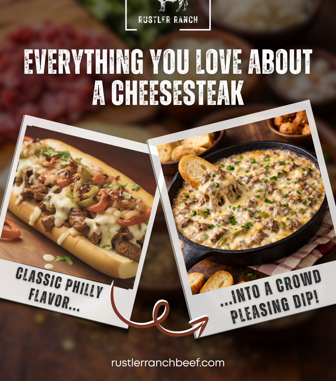 Philly Cheesesteak Dip