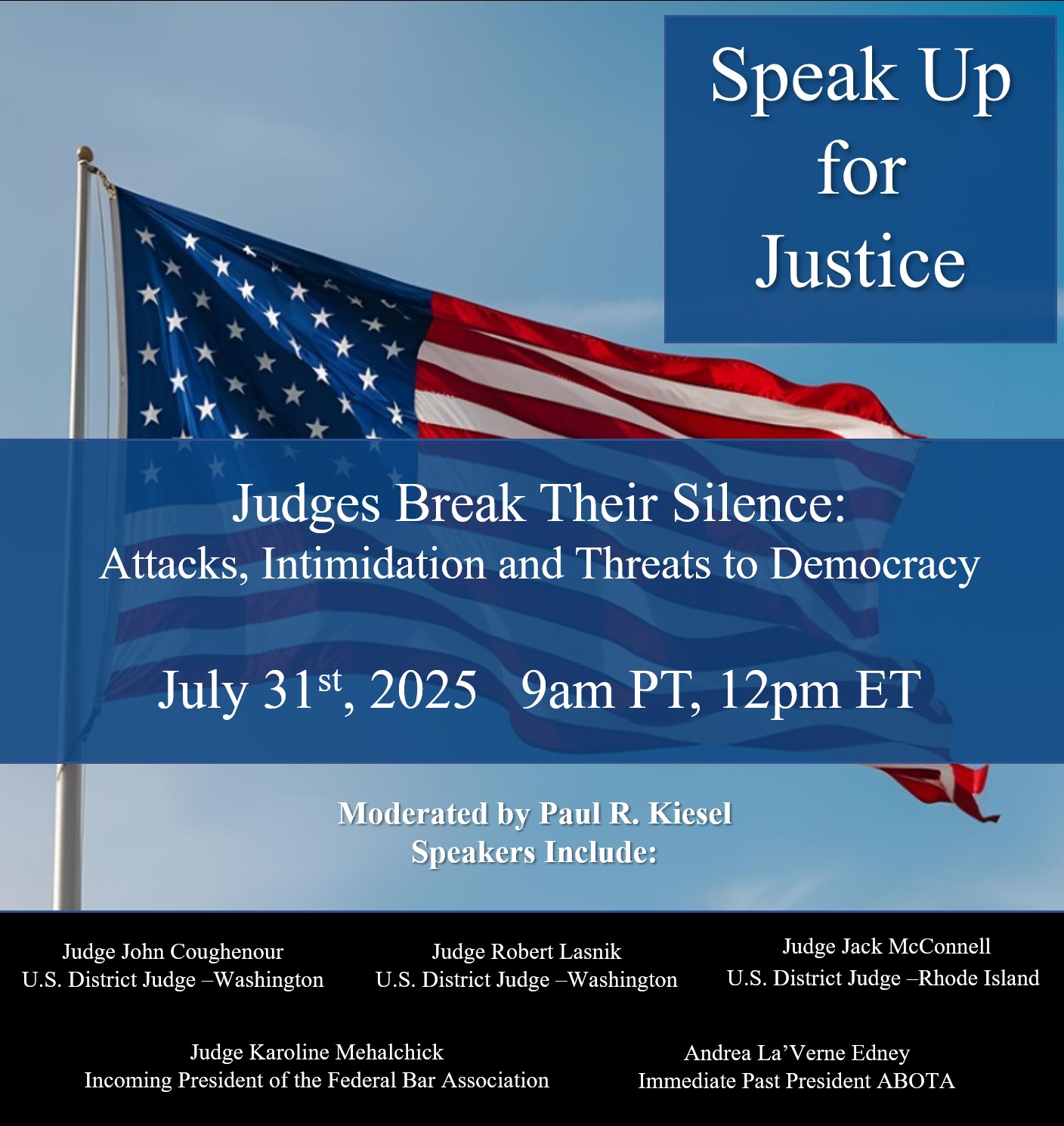 Speak Up for Justice