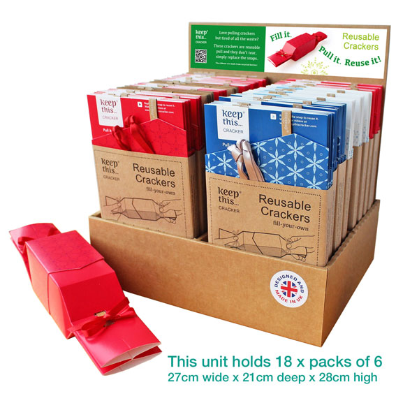 Wholesale Trade Eco Reusable Christmas Crackers UK