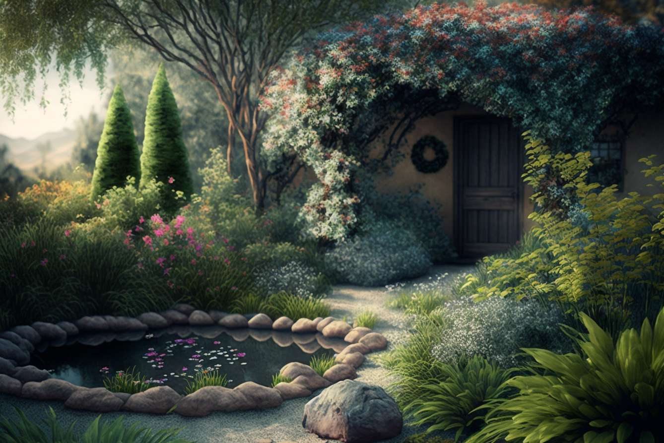 No-Lawn Garden Design