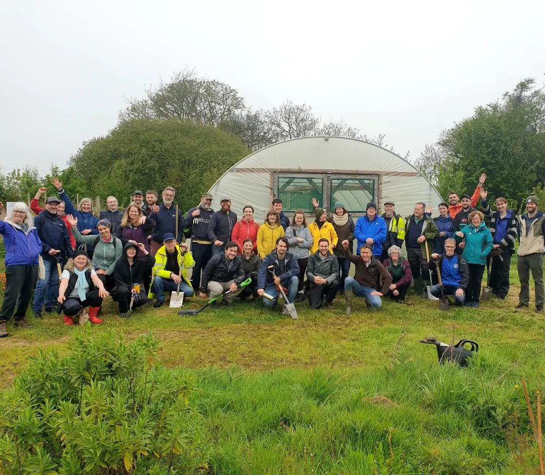 Oak tree nursery at Wild Acres Nature Reserve