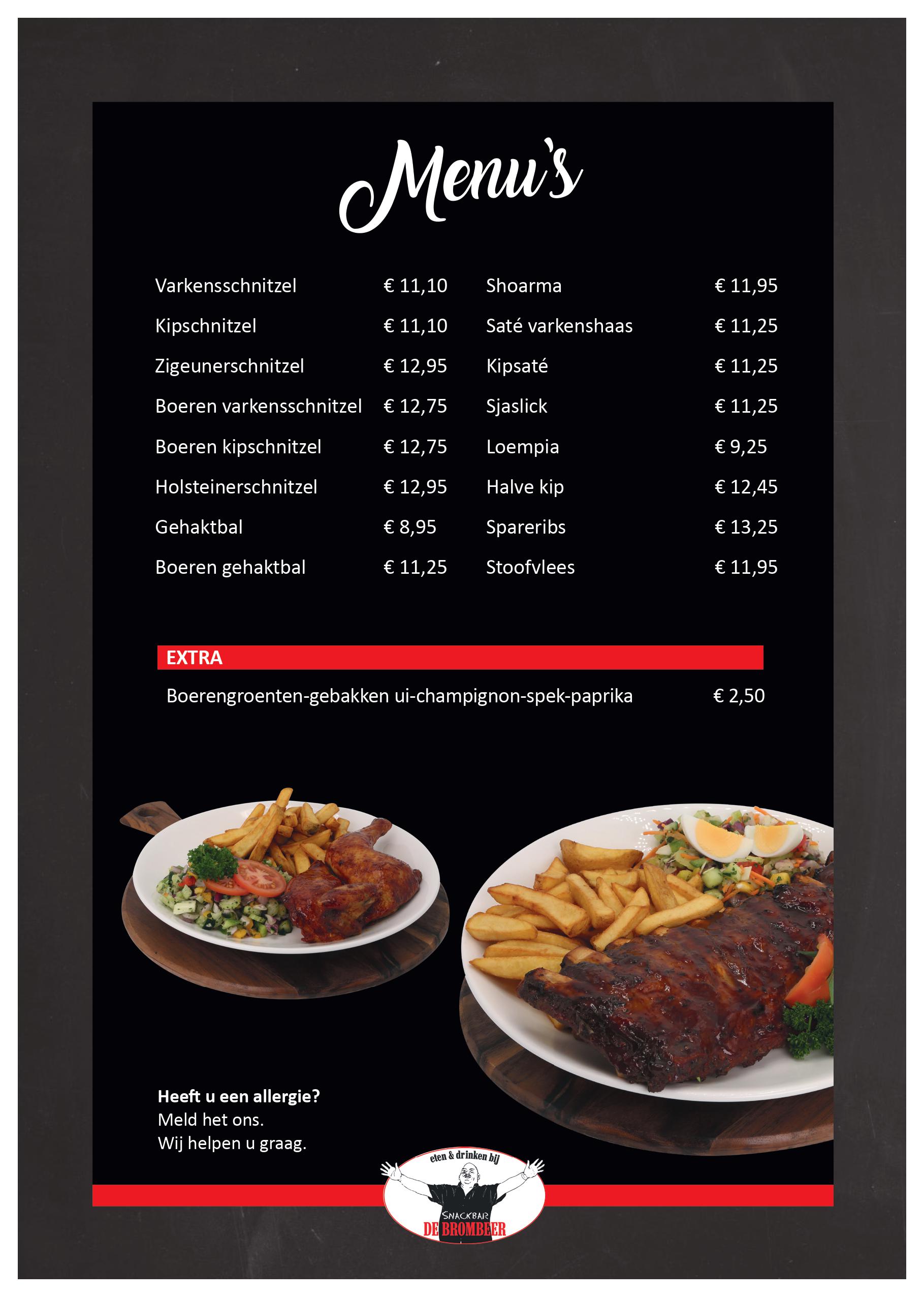Menu's