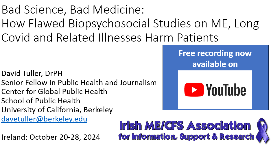 Recording of "Bad Science, Bad Medicine: How Flawed Biopsychosocial ...