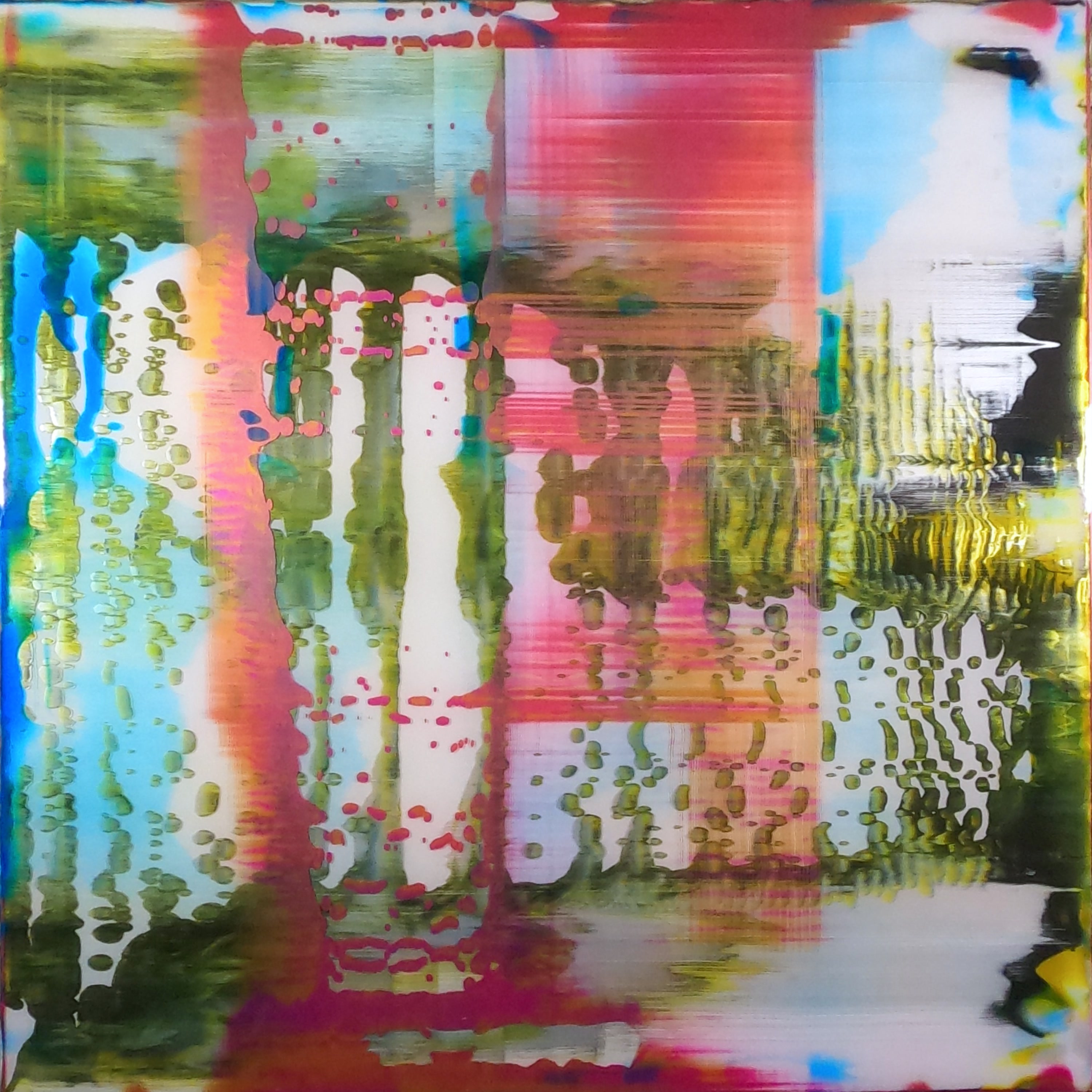 Abstract painting 'Leonardo da Vinci' by Danny Giesbers