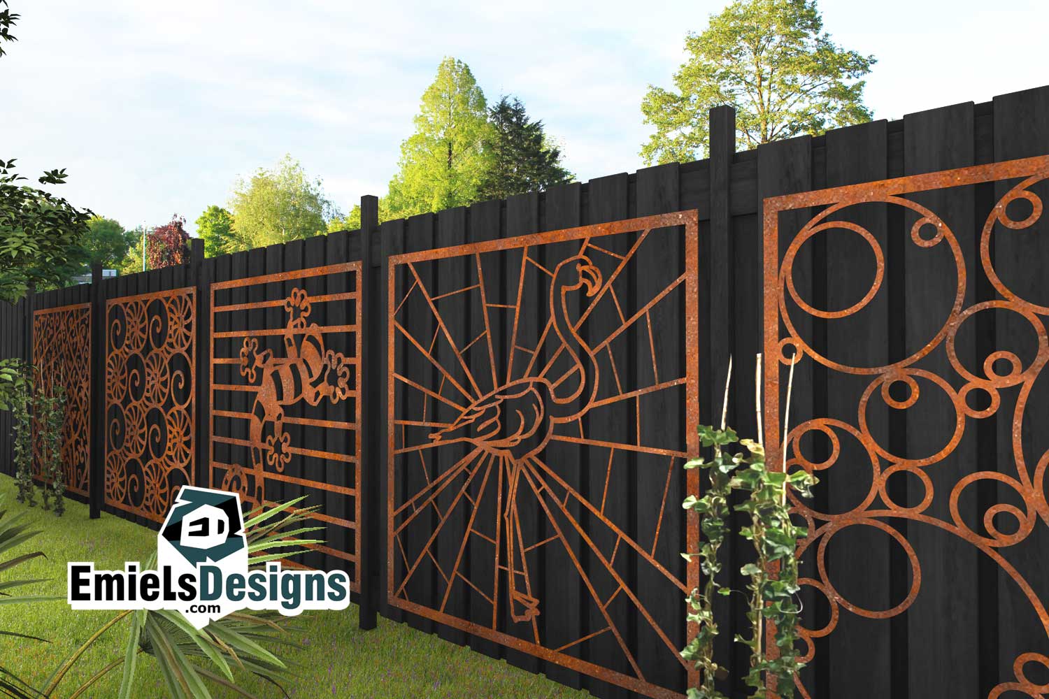 Cortenstaal Muurdecoratie