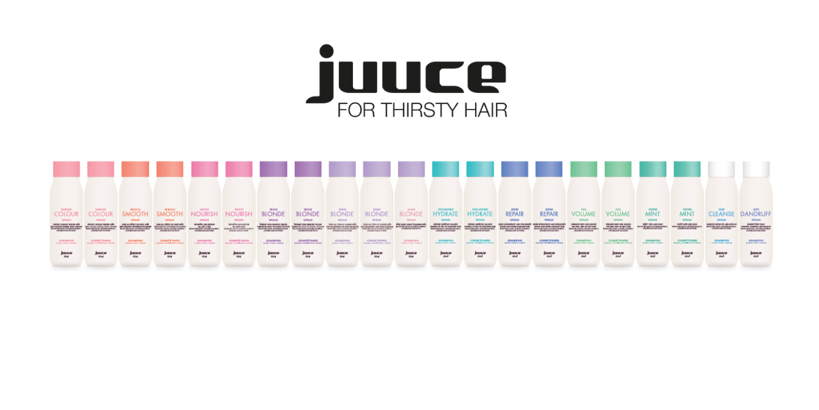 Juuce haircare I salon only, vegan producten