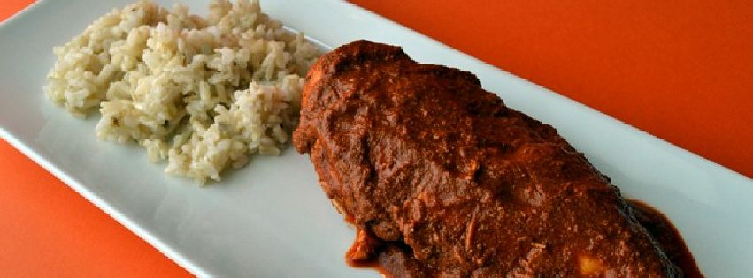 Pescado en Mole Ranchero