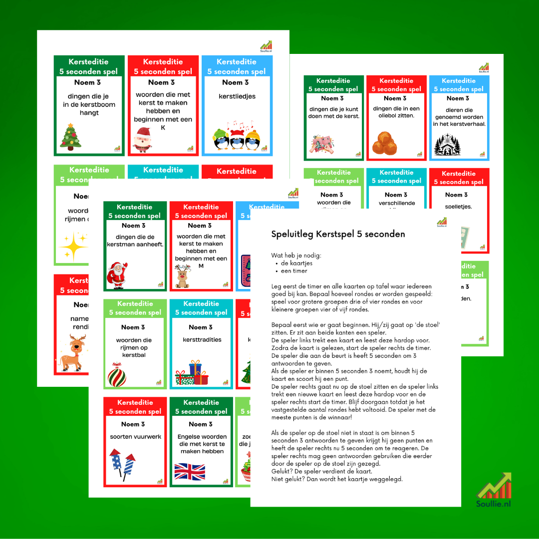 Kerstspel 5 seconden