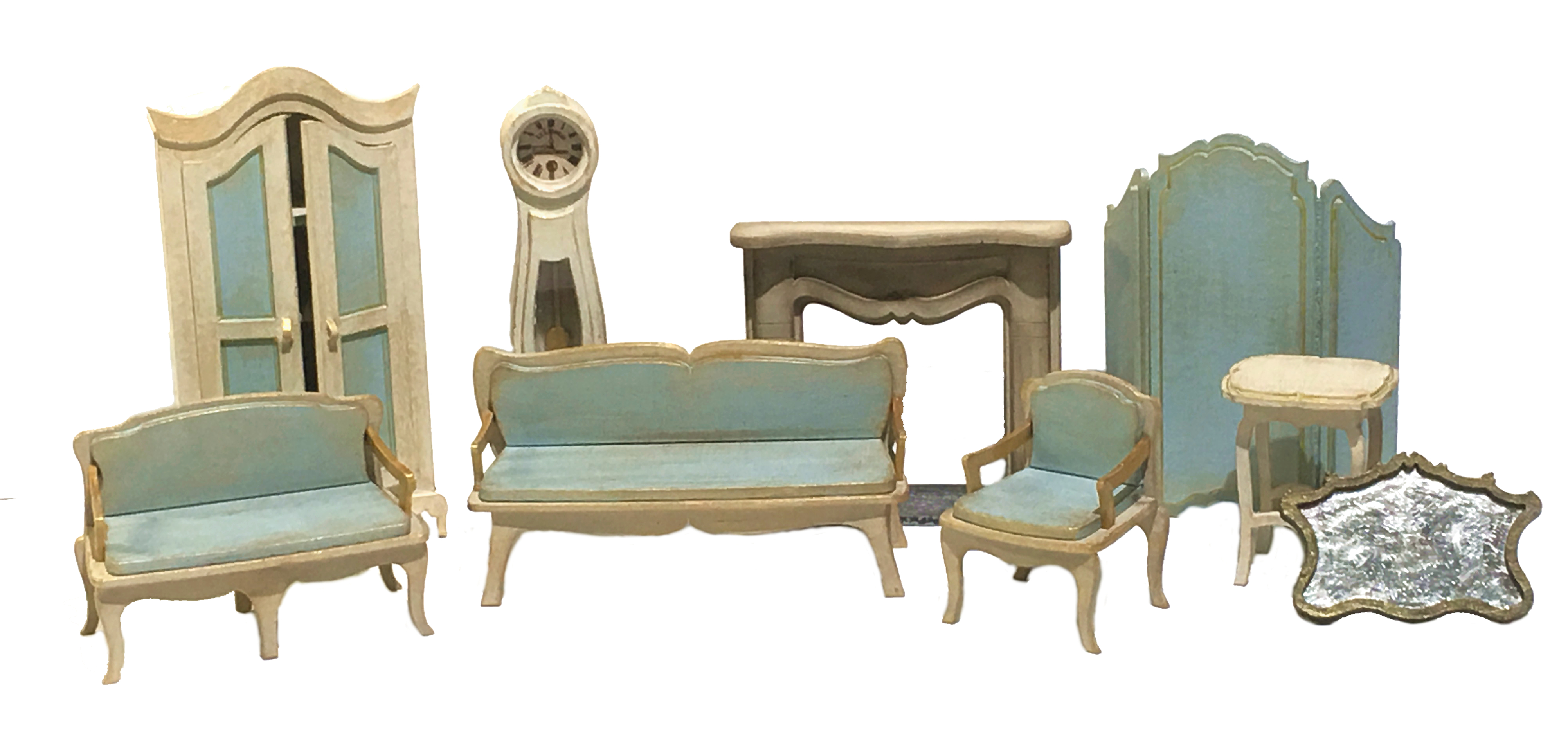 1:24th Doll House & Furniture Kits