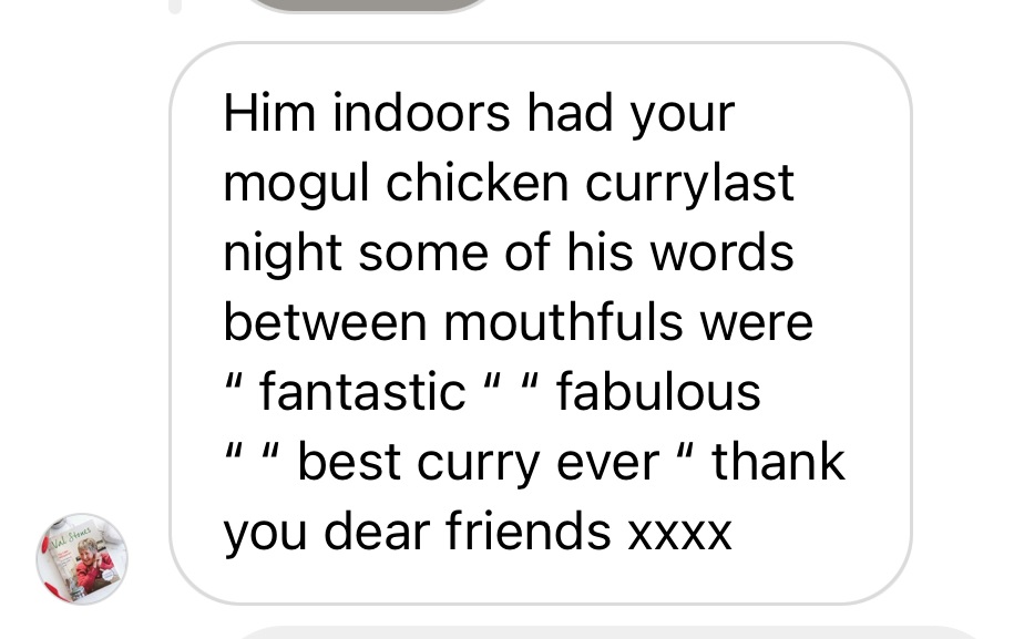 'Fantastic', 'Fabulous', 'Best curry ever' Val Stone Great British Bake ...
