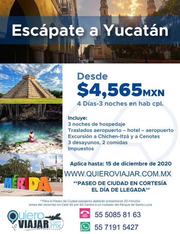Paquetes A Merida Con Magnicharters
