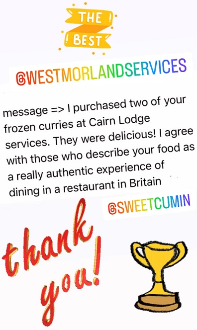 Bini Curries get a raving feedback from Glaswegian who love their curry